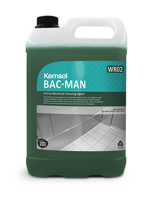 BAC-MAN Active Bacterial Cleaning Agent 5L – Northland Cleaning Supplies