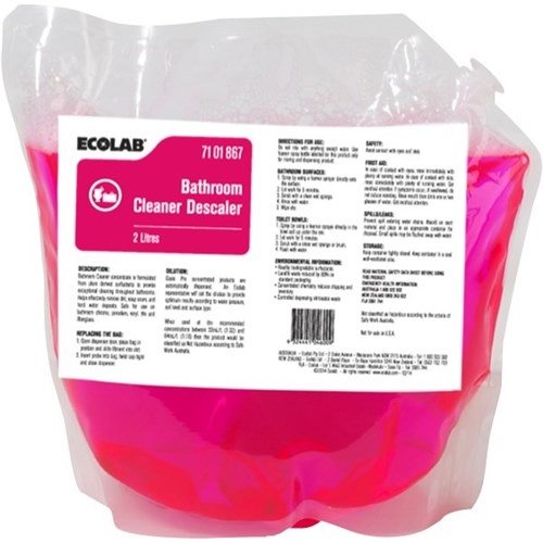 BATHROOM CLEANER DESCALER 6100293 ECOLAB 2L – Northland Cleaning Supplies