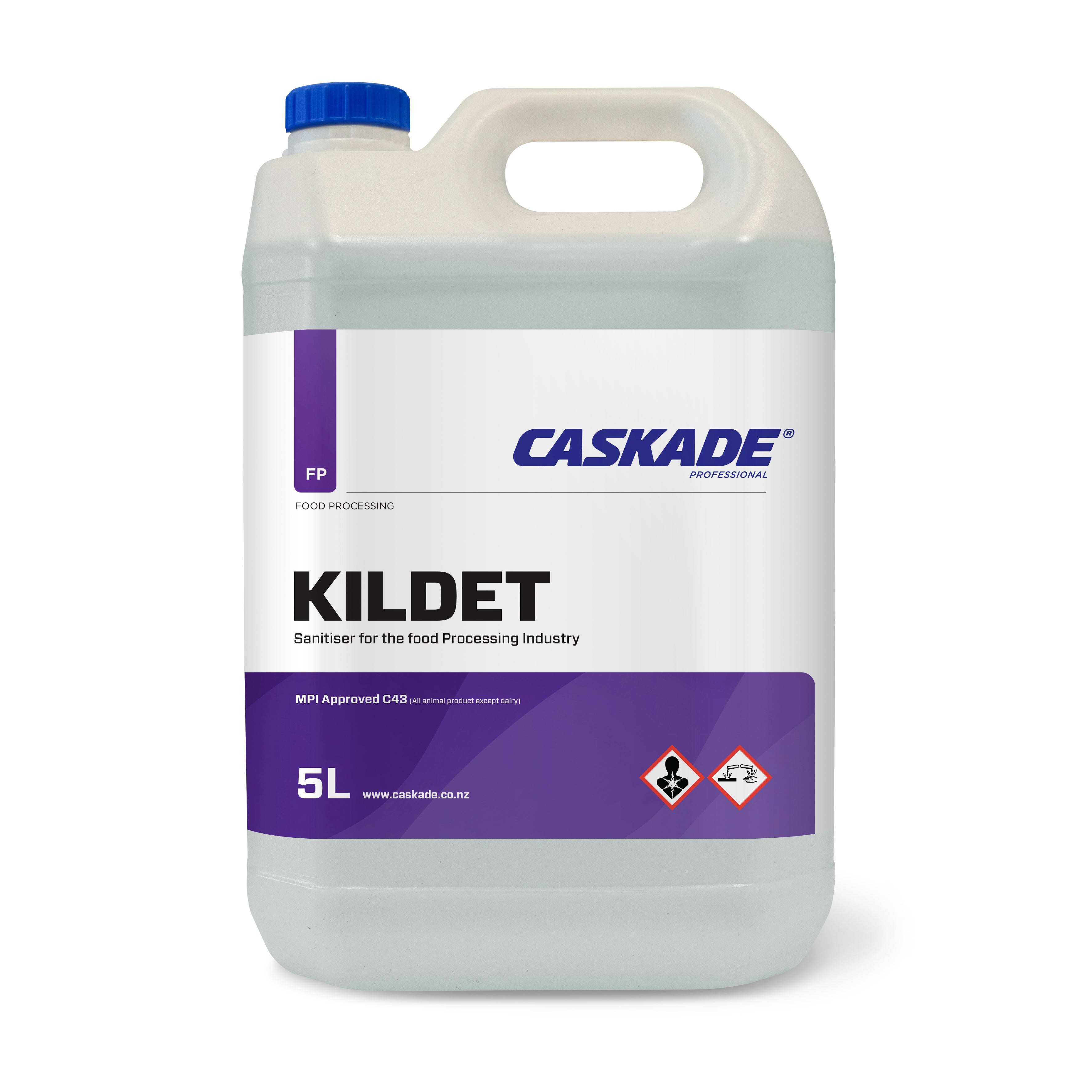 CASKADE Kildet No Rinse Sanitiser 5L – Northland Cleaning Supplies